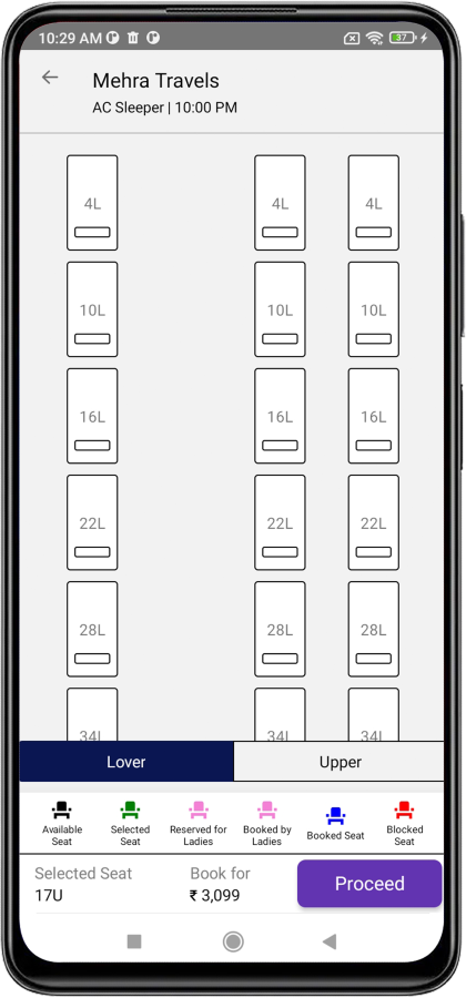 Online Bus Ticket Booking React Native iOS/Android App Template by vg_infotec